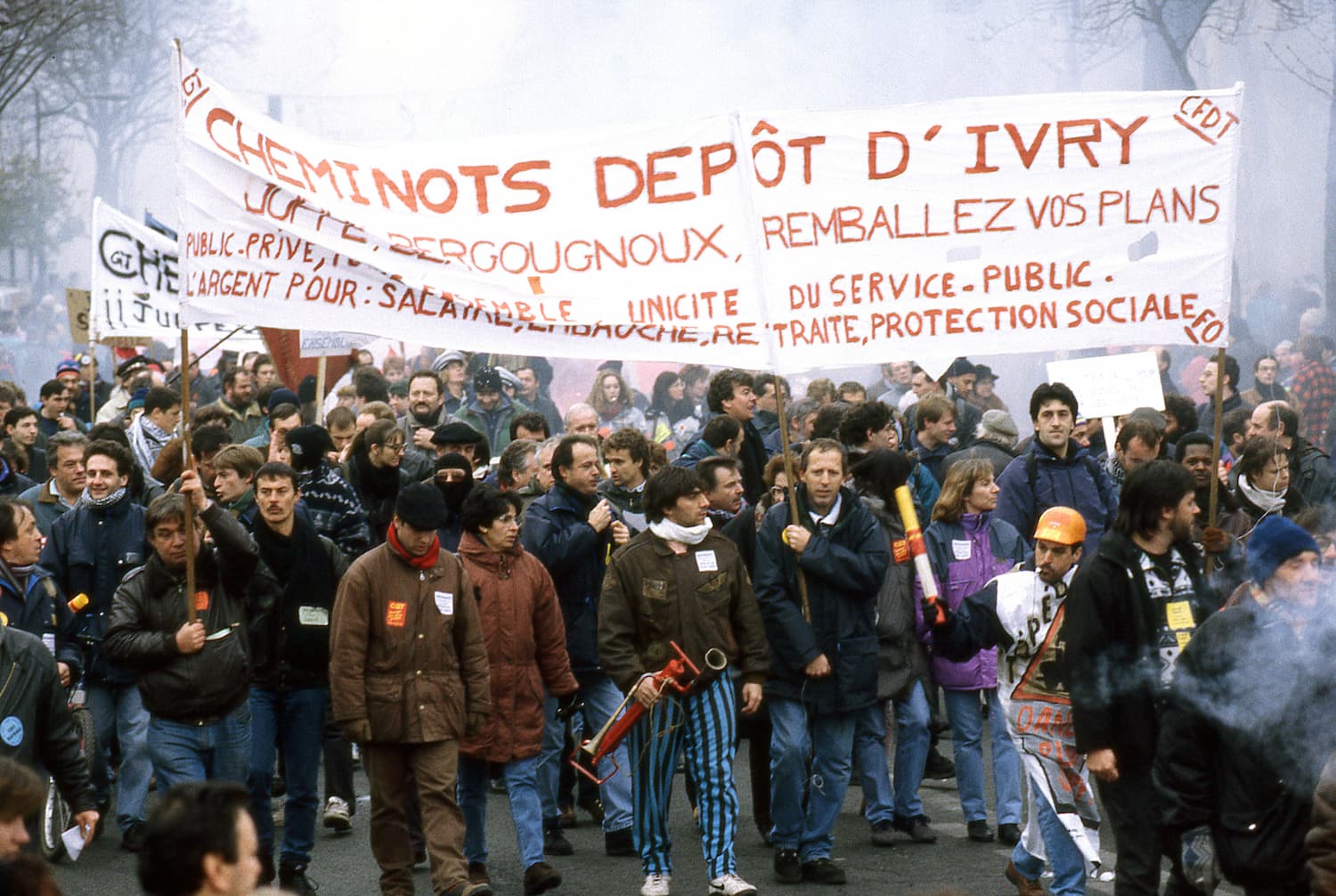 Les grandes grèves de 1995. Le regard de Bernard Thibault ~ Fondation ...