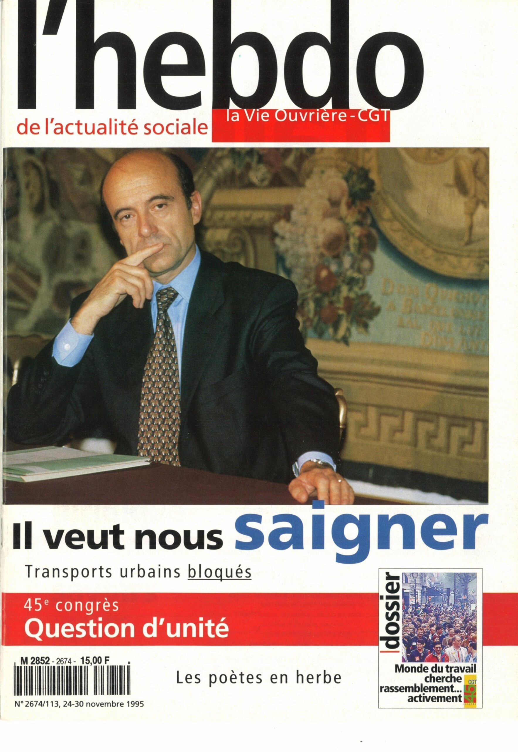 Les grandes grèves de 1995. Le regard de Bernard Thibault ~ Fondation ...
